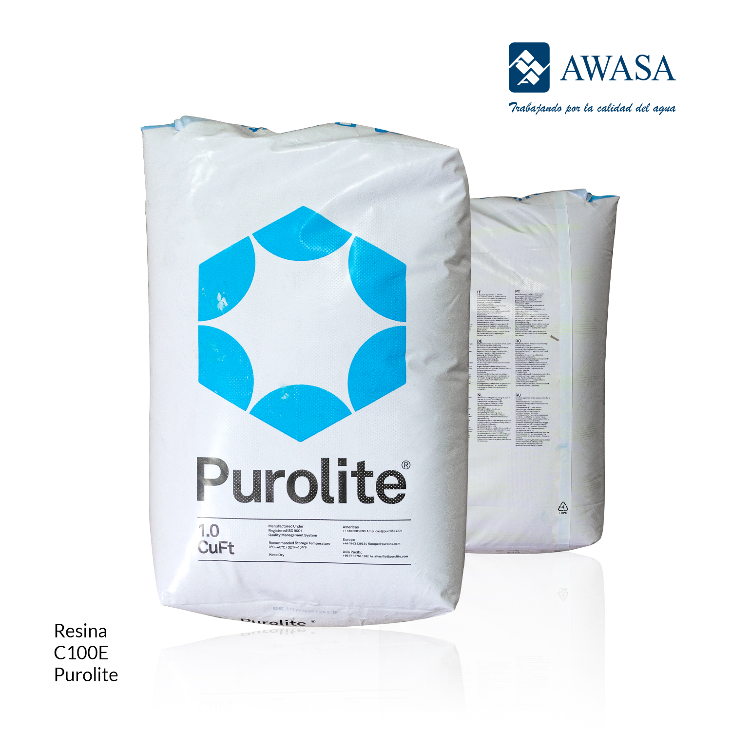 Resina Purolite C100E – AWASA